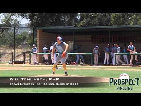 Will Tomlinson, RHP, Crean Lutheran High School, Pitching Mechanics at 200 fps