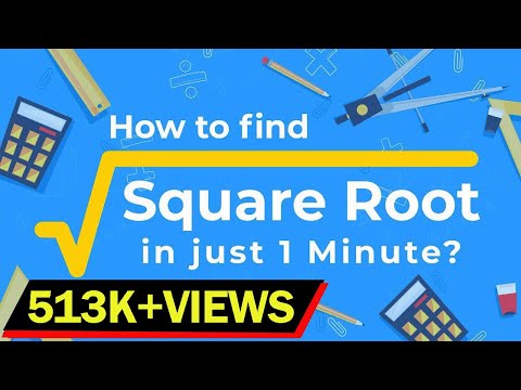 How to find Square Root of Perfect Square Number? | Best Square Root Tricks | Math Tricks | Letstute