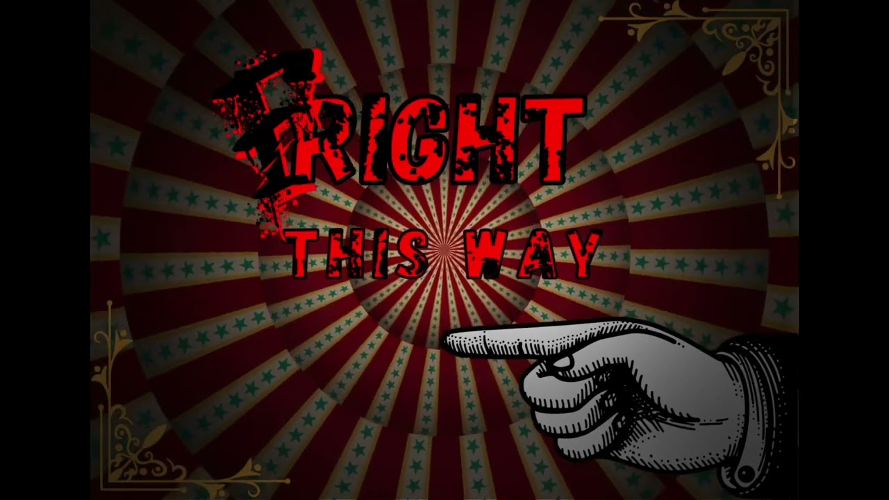 Animated carnival sign for haunts + FREE download