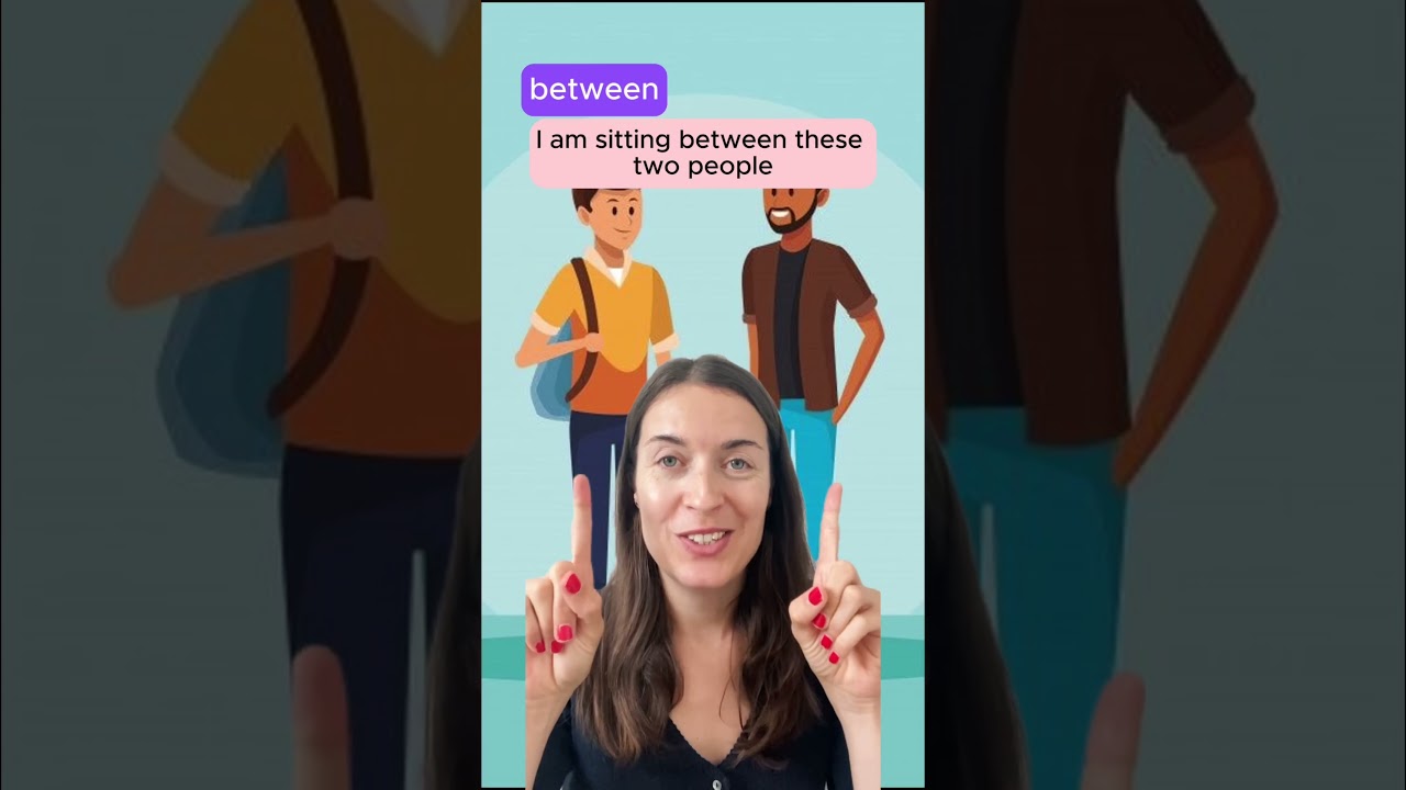 Between and in between - what’s the difference in English?