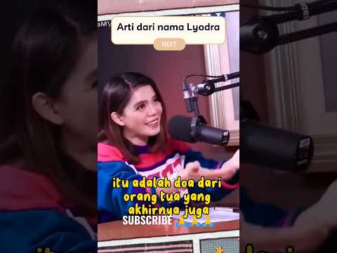 Arti dari sebuah Nama #lyodra #shorts #podcast