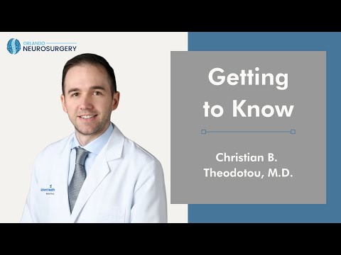 Getting to Know Christian B Theodotou, M.D.