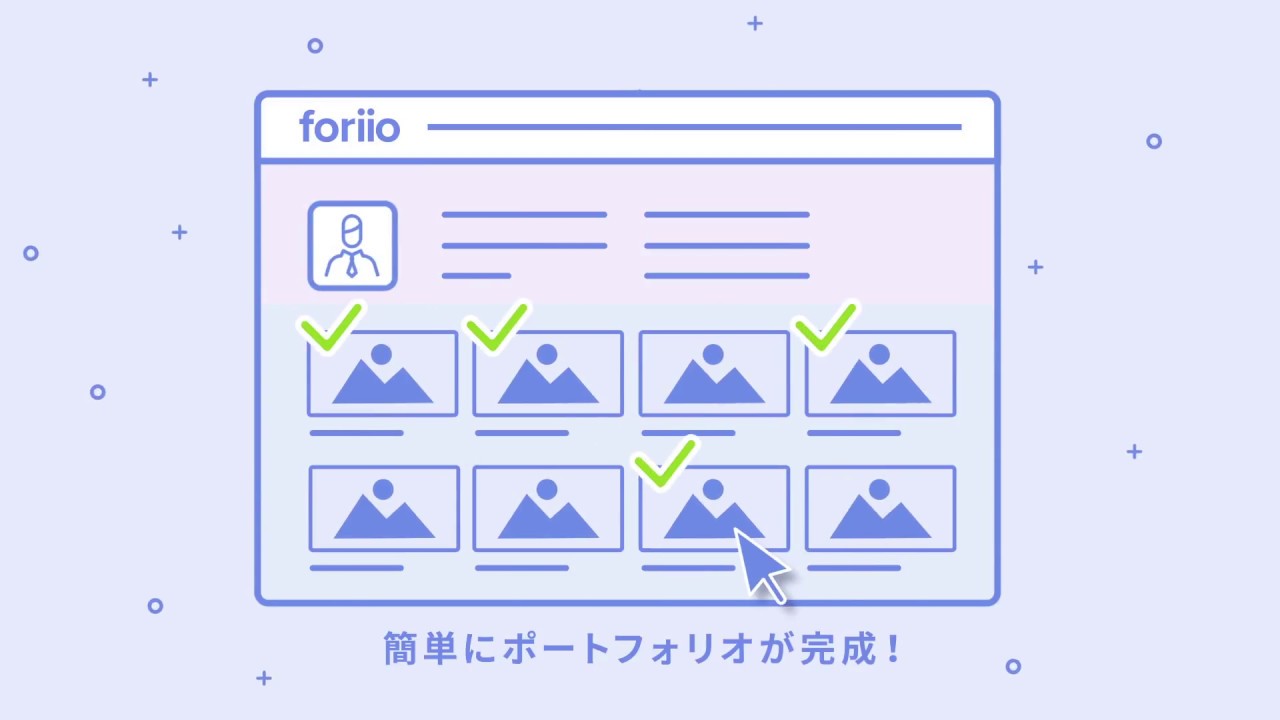 foriio - クリエイターにやさしいポートフォリオビルダー