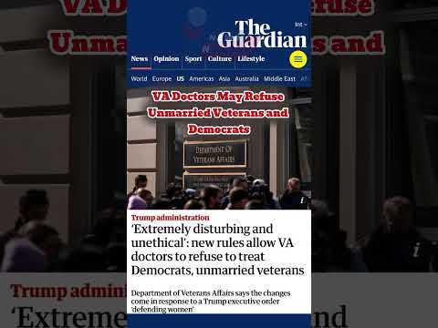 VA Docs May Refuse Unmarried or Democratic Vets?! 😡 #VetsDeserveBetter #VAScandal #TrumpOrder