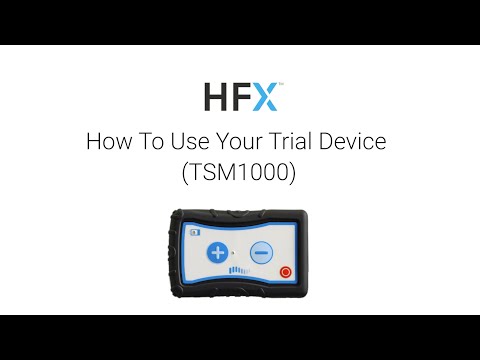 (TSM1000) How to Use Your Trial Device