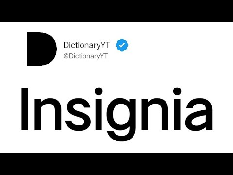 Insignia Meaning in English