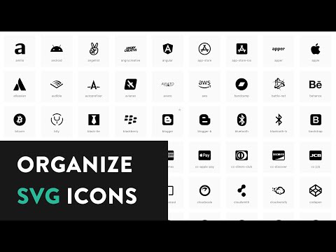 How to Organize SVG Icons on macOS and Windows