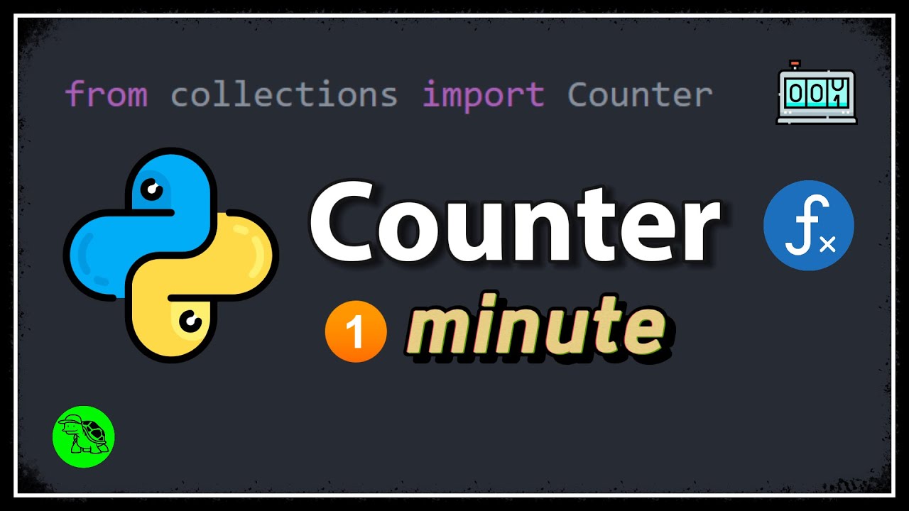 Learn Python Counter Function in 1 minute