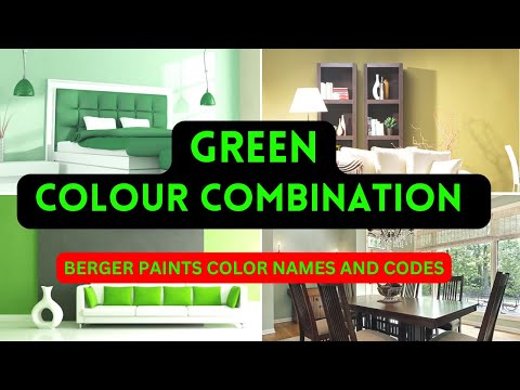 Top 10 Shades of Green ! Green color combination for bedroom ! berger paints colour combination