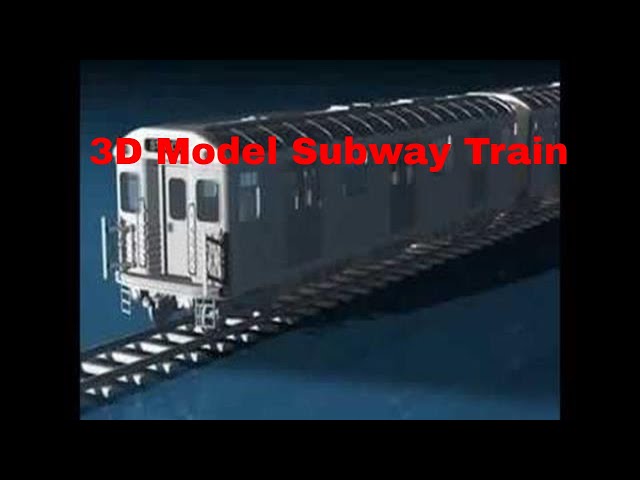 Subway train 3D Model - FlatPyramid