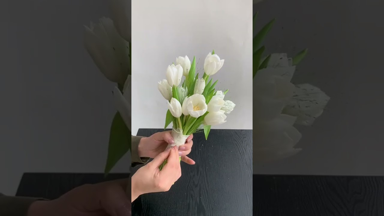 💐 bridal bouquet wrapping tutorial 🌿