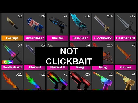 Giving away my entire MM2 Inventory (Old April Fools Video)