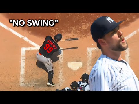 Yankees no hitter broken up after "no swing" call