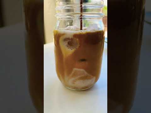 Turmeric Latte Recipe Iced #Shorts #healthy #detox