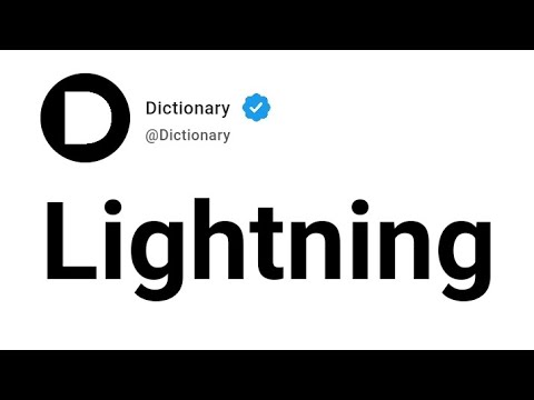 Lightning Meaning In English