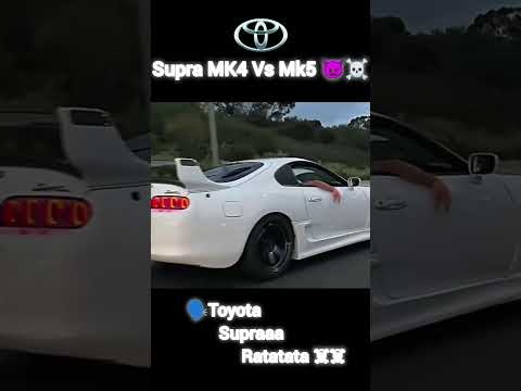 Supra MK5 Vs MK4 Challenge ๐ฟโ ๏ธ #supra #toyota #drift #automobile