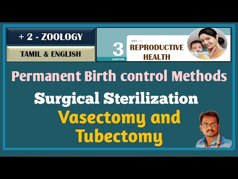 CLASS 12 ZOOLOGY - Surgical Sterilization Vasectomy & Tubectomy - Medical Termination of Pregnancy