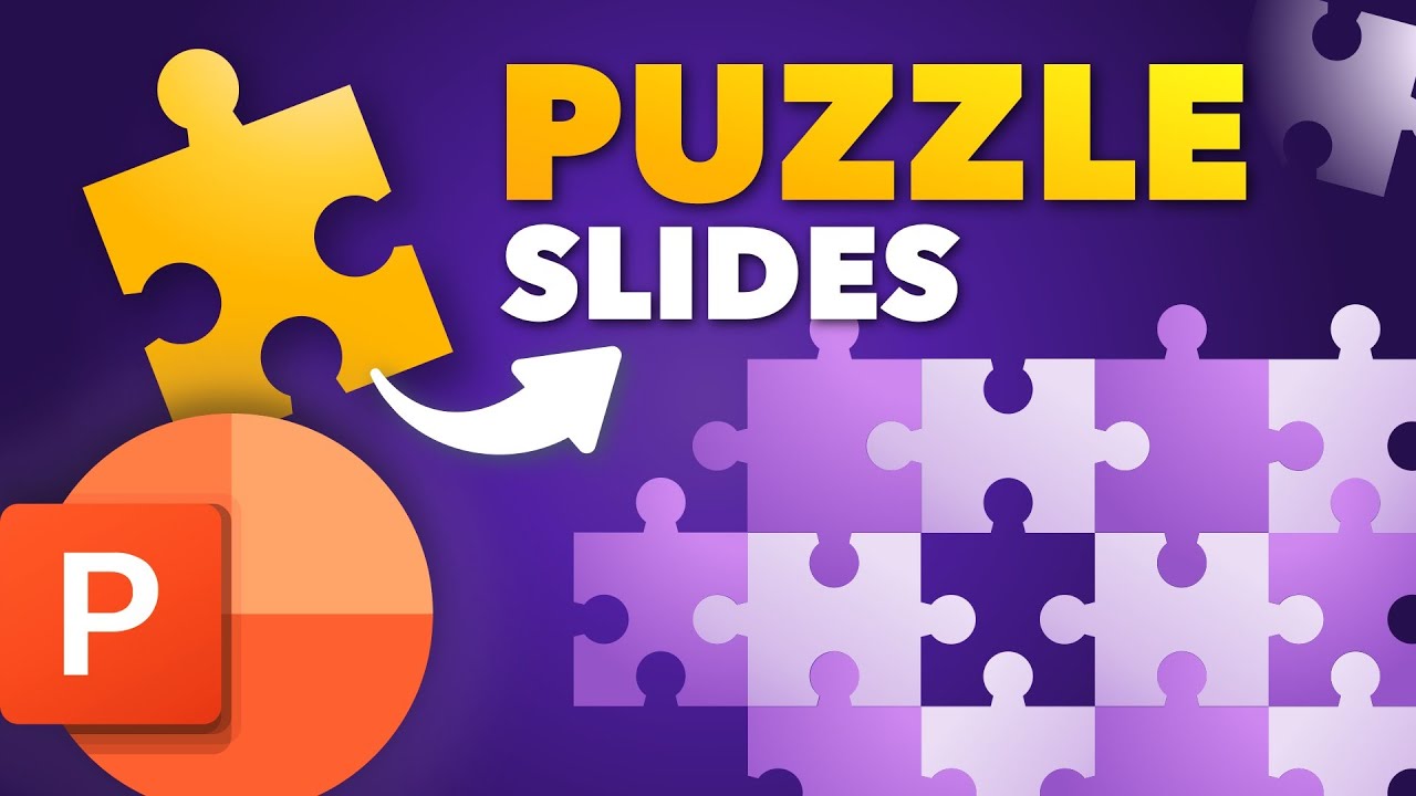 🧩 Animated Puzzle Slides - EASY PowerPoint Tutorial