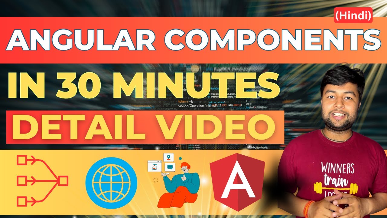 🔥Angular Components in 30 minutes |  Angular Components in detail in Hindi