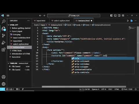 91. HTML textarea Element: Enabling Multiline Text Input with Ease