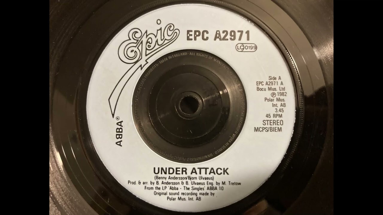 ABBA - Under attack. 7” Single. HQ Vinyl Rip. (Linn Sondek LP12)