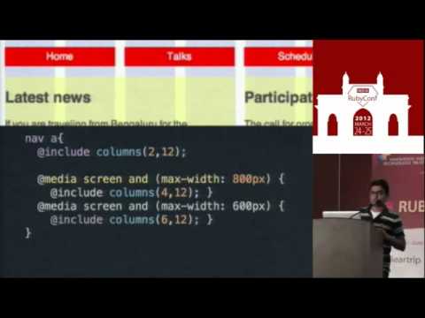 Responsive Design: now 90% easier with SASS! by Arpan CJ