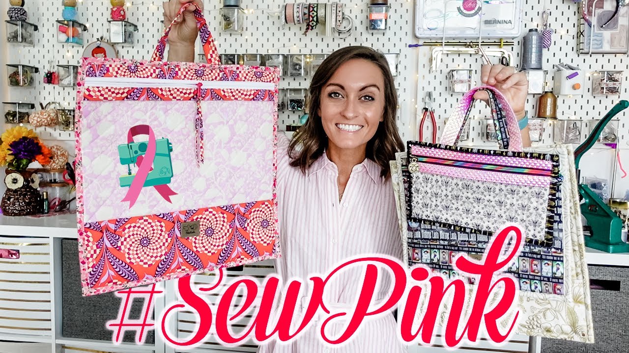 #SewPink With ByAnnie! Let’s Make A Project Bag 2.0 And Raise Money For Breast Cancer Research!