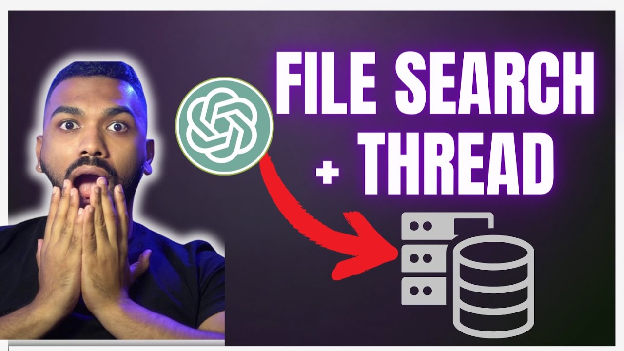OpenAI Assistant API Tutorial -  NEW File Search In Thread