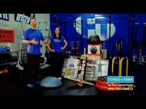 Fitness Town Video Fit-Tip:  Core Strength and Stability training tools