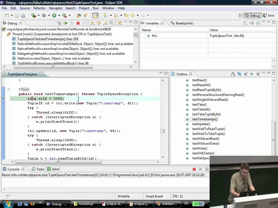 Eclipse debugger Workshop