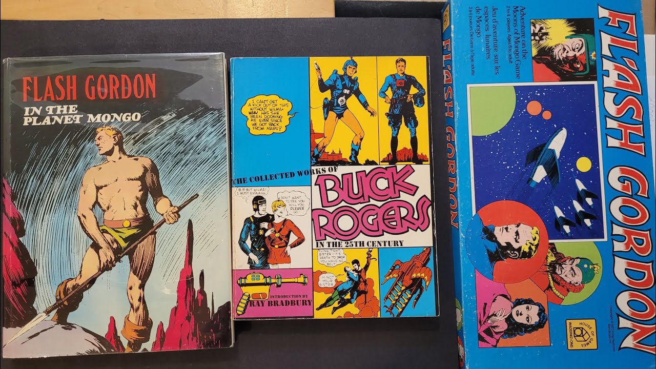 Buck Rogers and Flash Gordon comic strips.