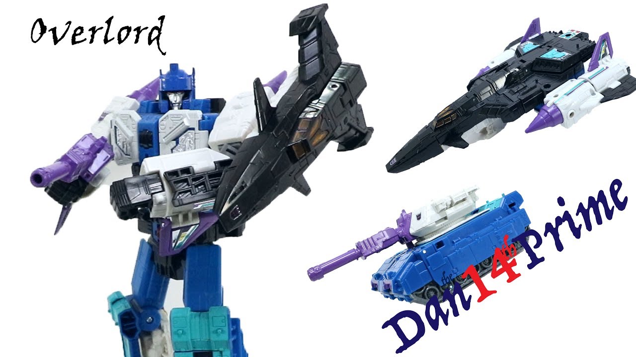 Overlord and Dreadnaught Transformers Generations Titans Return Headmaster Leader Class Toy