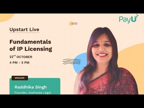 Fundamentals of IP Licensing session on 22nd Oct