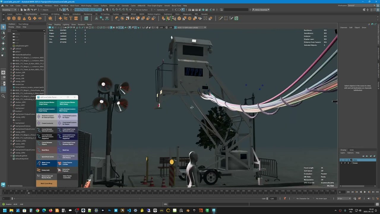 ddCurveCablePanel Examples