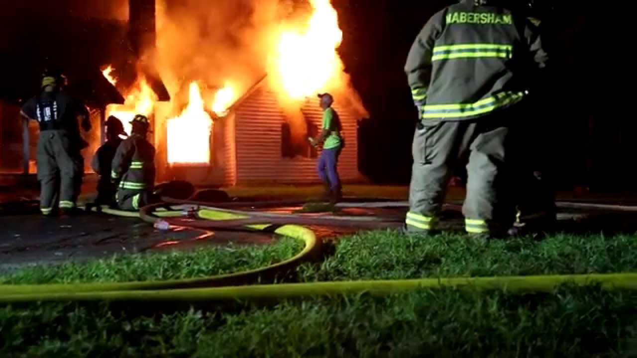 HCFD live fire training