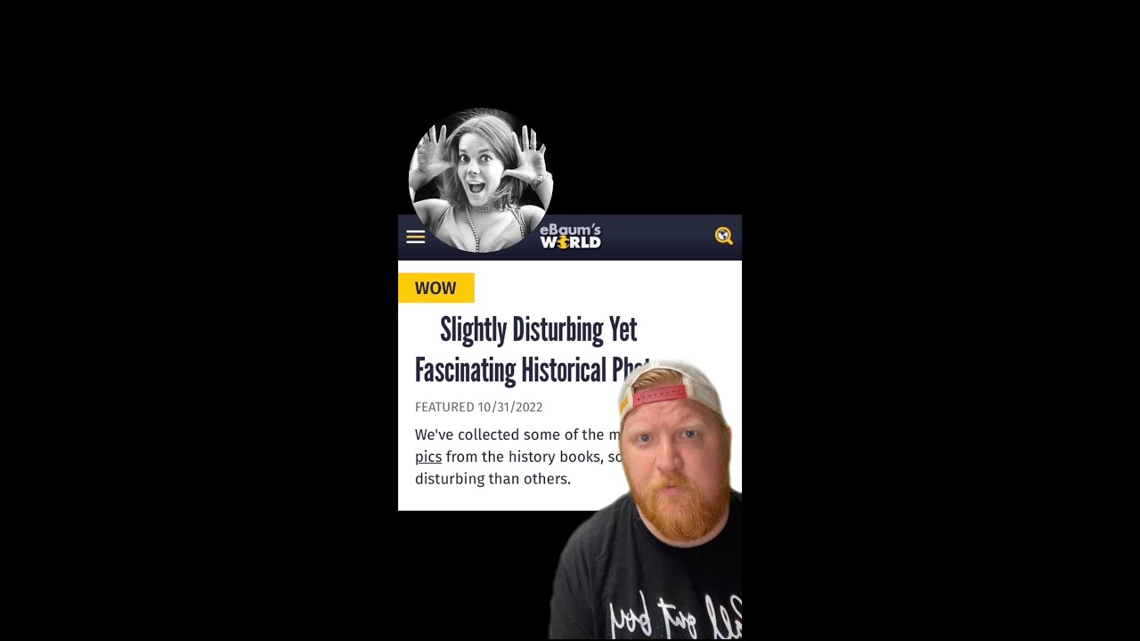 Slightly Disturbing Yet Fascinating Historical Photos