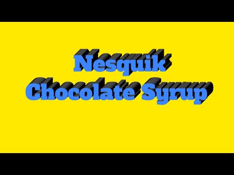 Nesquik Chocolate Syrup