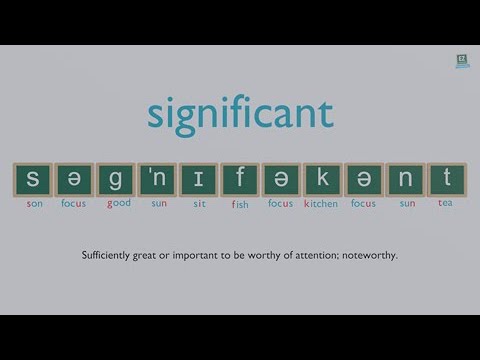How to pronounce significant ?