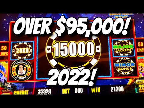 Over $95,000 - 2022 Slot Machine Jackpot Handpays