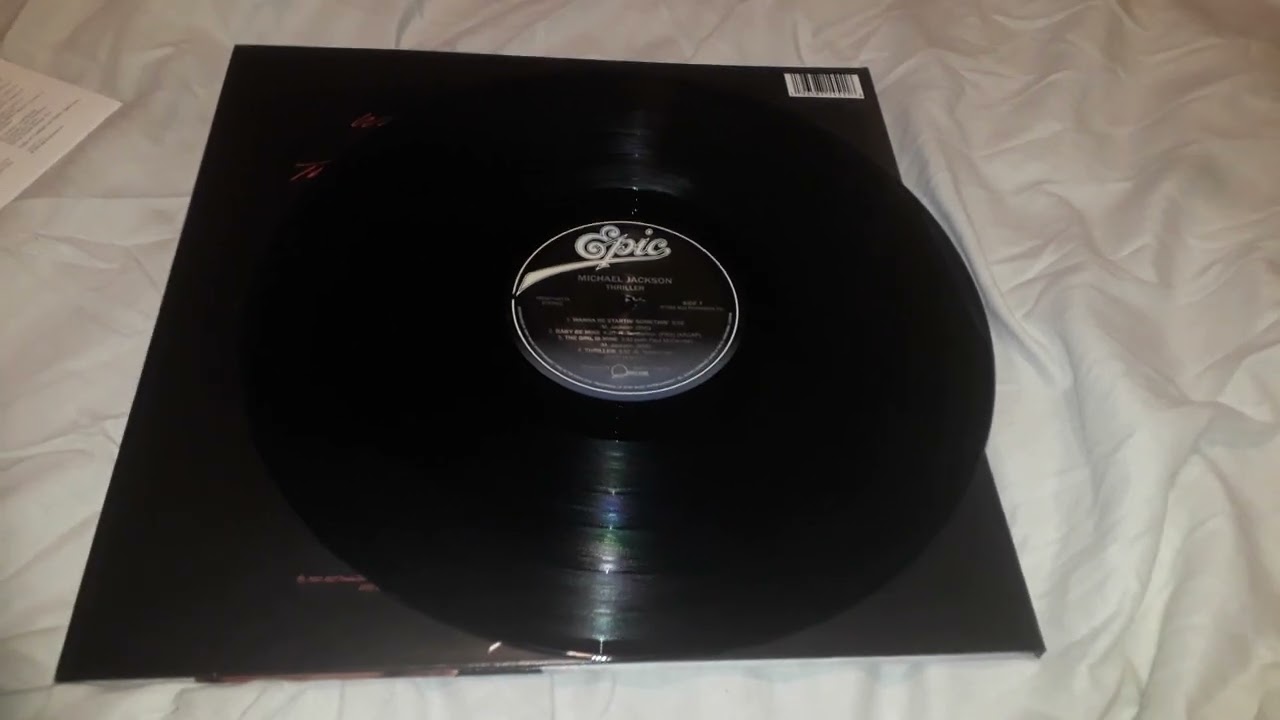 Michael Jackson thriller 40 vinyl record and cd showcase