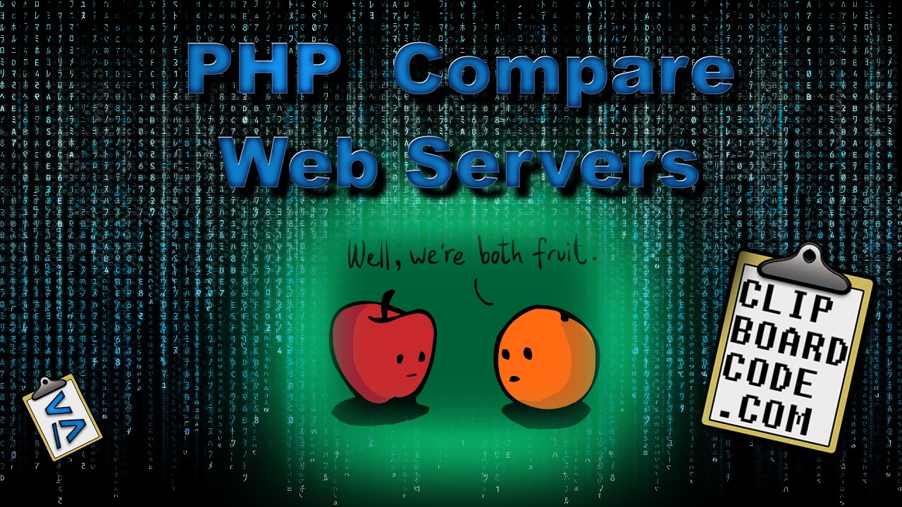PHP Compare Web Servers
