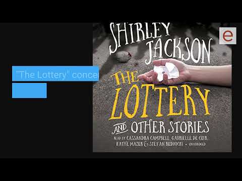 What is the moral lesson of the story "The Lottery"?