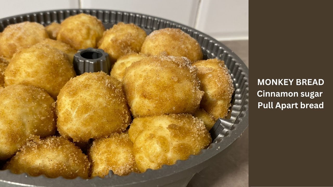 Cinnamon sugar pull apart bread : Monkey bread recipe from scratch