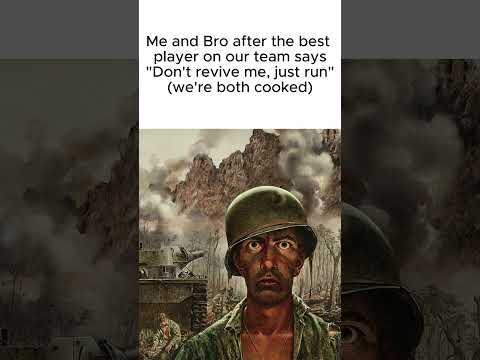 "Don't revive me, just run" Thousand yard stare
