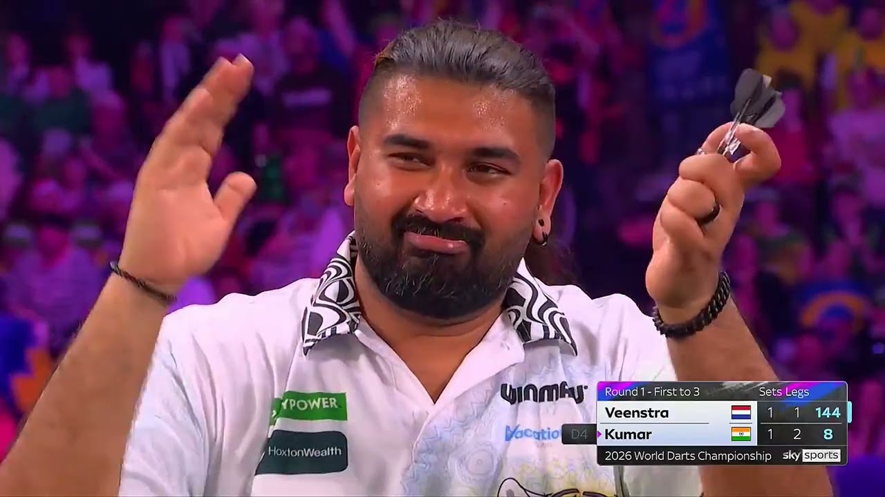 NITIN KUMAR VS RICHARD VEENSTRA HIGHLIGHTS 2026 WORLD DARTS CHAMPIONSHIP