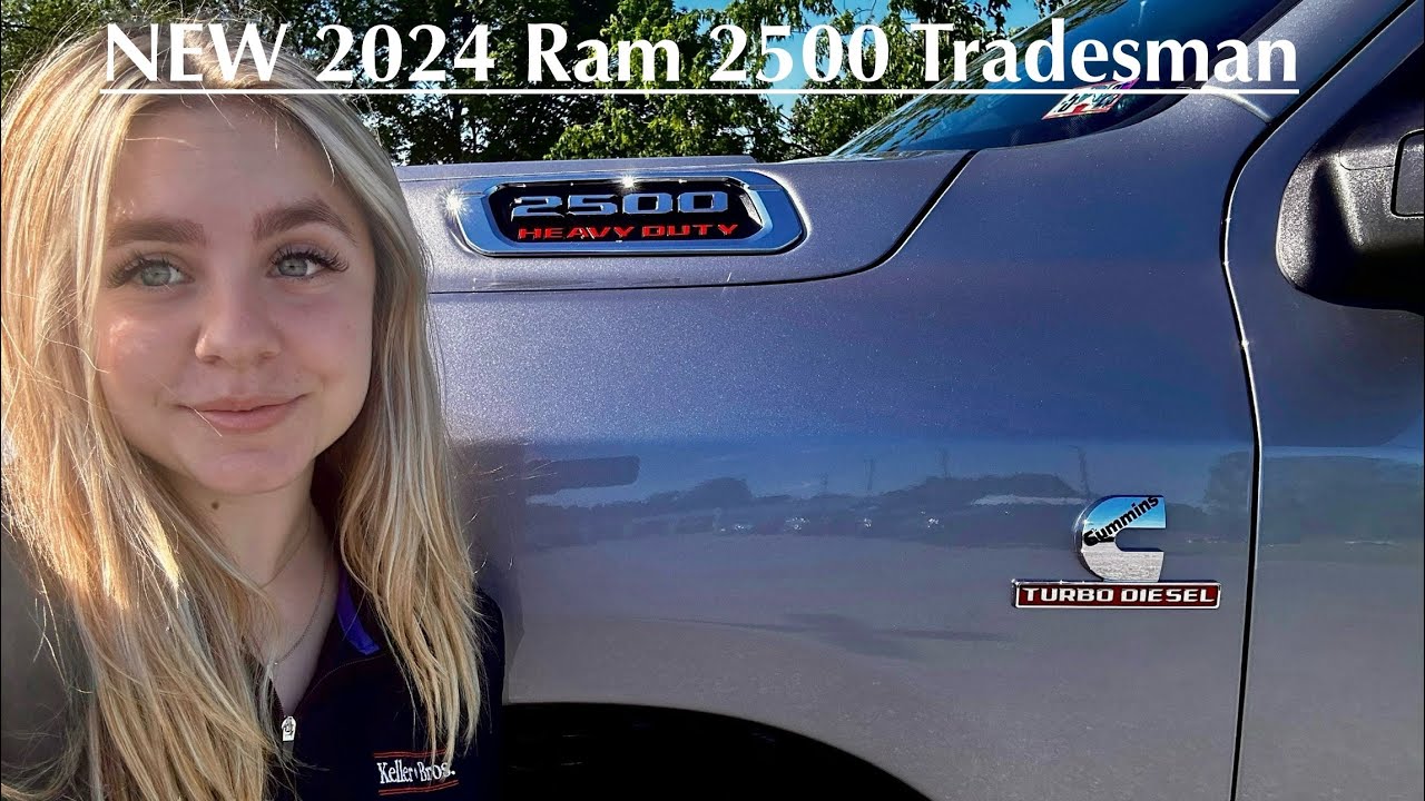 Check Out The NEW 2024 Ram 2500 Tradesman