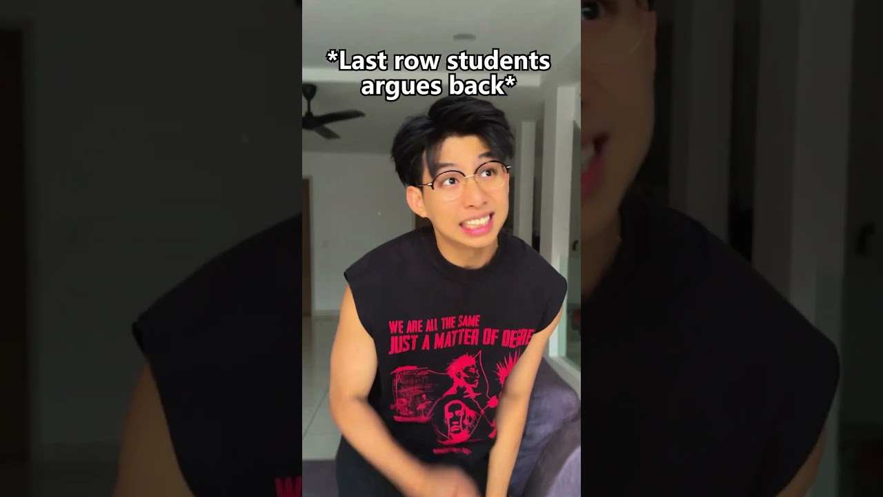 I am also a last row student