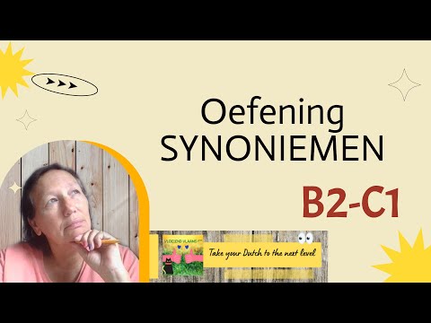 SYNONIEMEN B2-C1 oefening