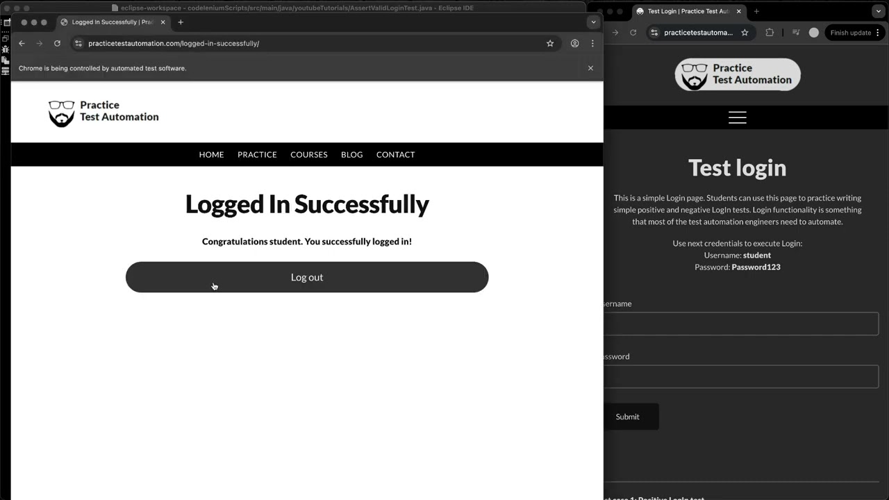 How to Assert Login Test Case (30 Secs Tutorial) | Selenium + TestNG + Java