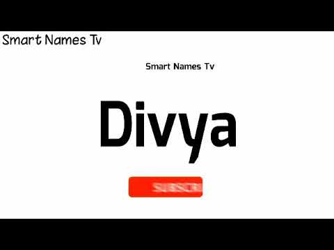Divya Name Meaning In Hindi | Divya Naam Ka Arth | Divya Naam Ka Matlab | Girl Name Meaning In Urdu